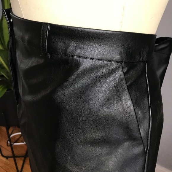 Missguided | Skirts | Plus Size Missguided Vegan Leather Mini Skirt ...
